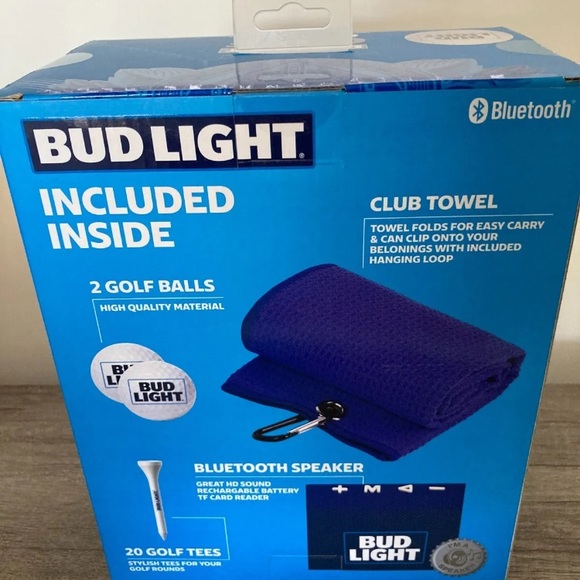 Other | Budlight Golf Gift Set Wbluetooth Speaker Club Towel 2 Golf ...